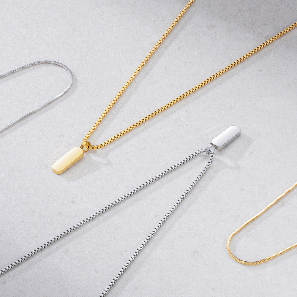 Minimal Pendant Necklace Duo